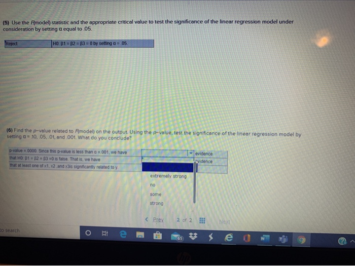 Solved We give JMP output of regression analysis. Above | Chegg.com
