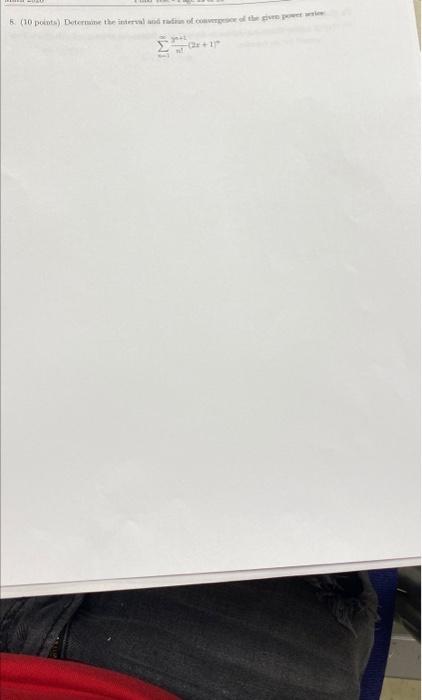 Solved 6. (10 pont) Determine the interval astration of the | Chegg.com