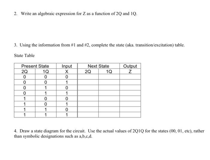 Solved This lab deals with the synchronous sequential | Chegg.com