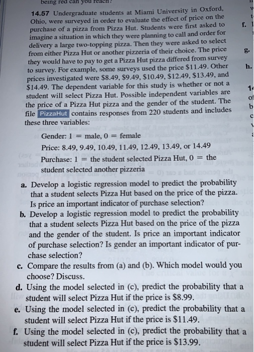 Solved 14.57 How to solve this problem using PhStat in | Chegg.com