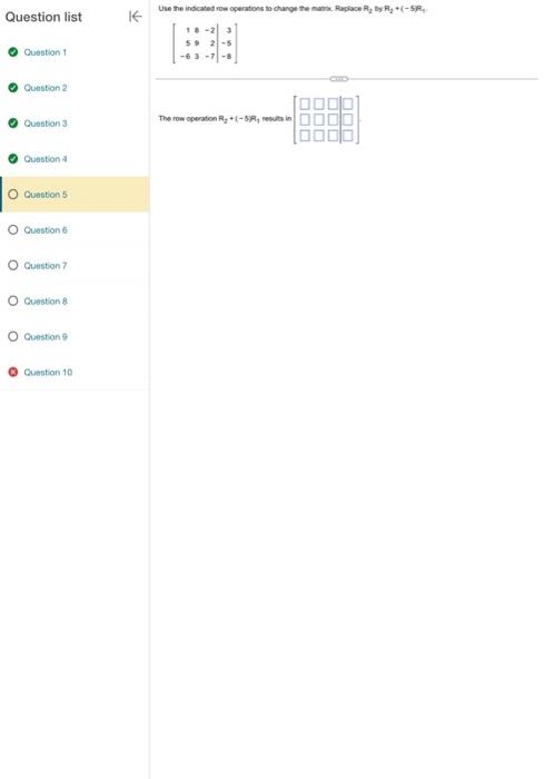 Solved 8x−9y=724x−27y=21 Guestion 1 Question 2 n. The | Chegg.com