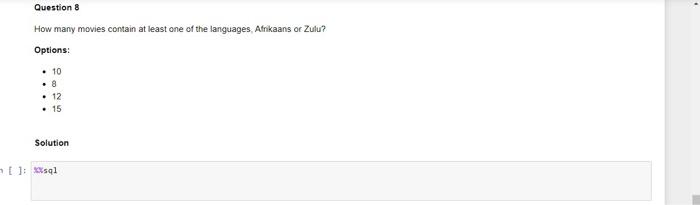 Solved Questions on SQL Join Statements Use the given cell | Chegg.com
