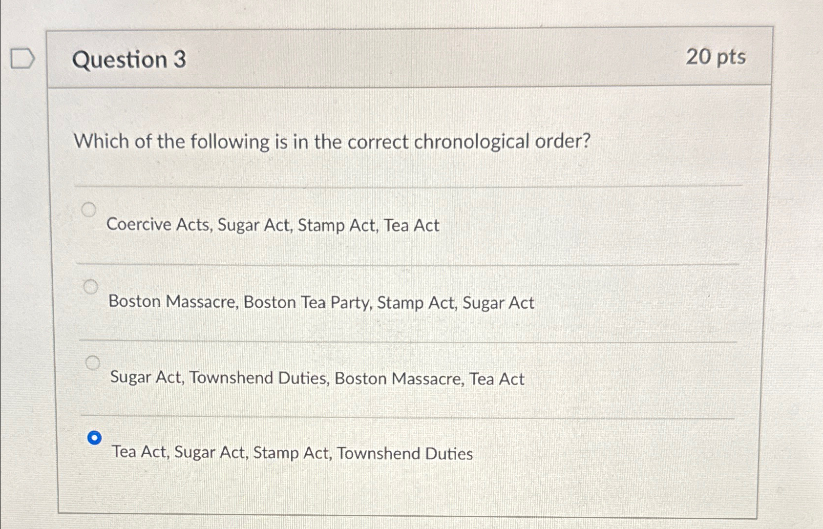 Solved Question 320 ﻿ptsWhich of the following is in the | Chegg.com