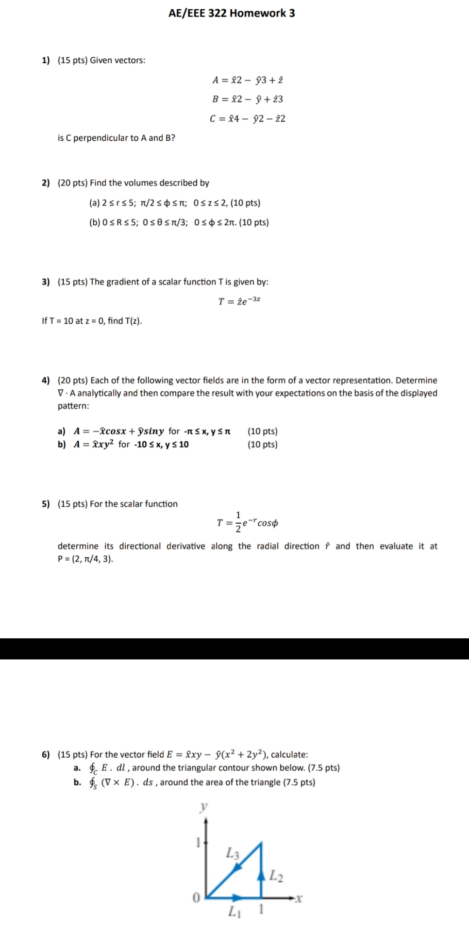 Solved AE/EEE 322 ﻿Homework 3(15 ﻿pts) ﻿Given | Chegg.com
