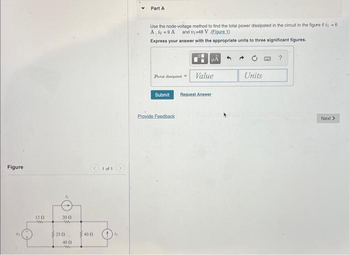 Solved Use the node-voitage method to find the total power | Chegg.com
