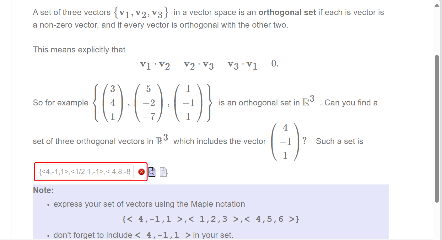 Solved A set of three vectors {v1,v2,v3} ﻿in a vector space | Chegg.com