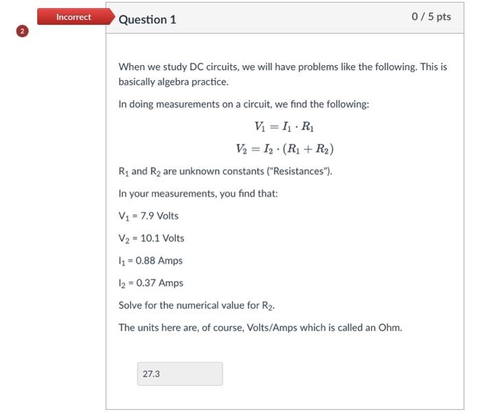 Solved When we study DC circuits, we will have problems like | Chegg.com