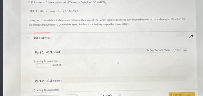 Solved 0.125 moles of Cl is reacted with 0.117 moles of O2 | Chegg.com