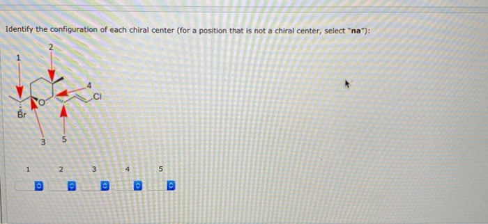 Solved (e) *** Br Locate each of these chiral centers: 2. 1 | Chegg.com