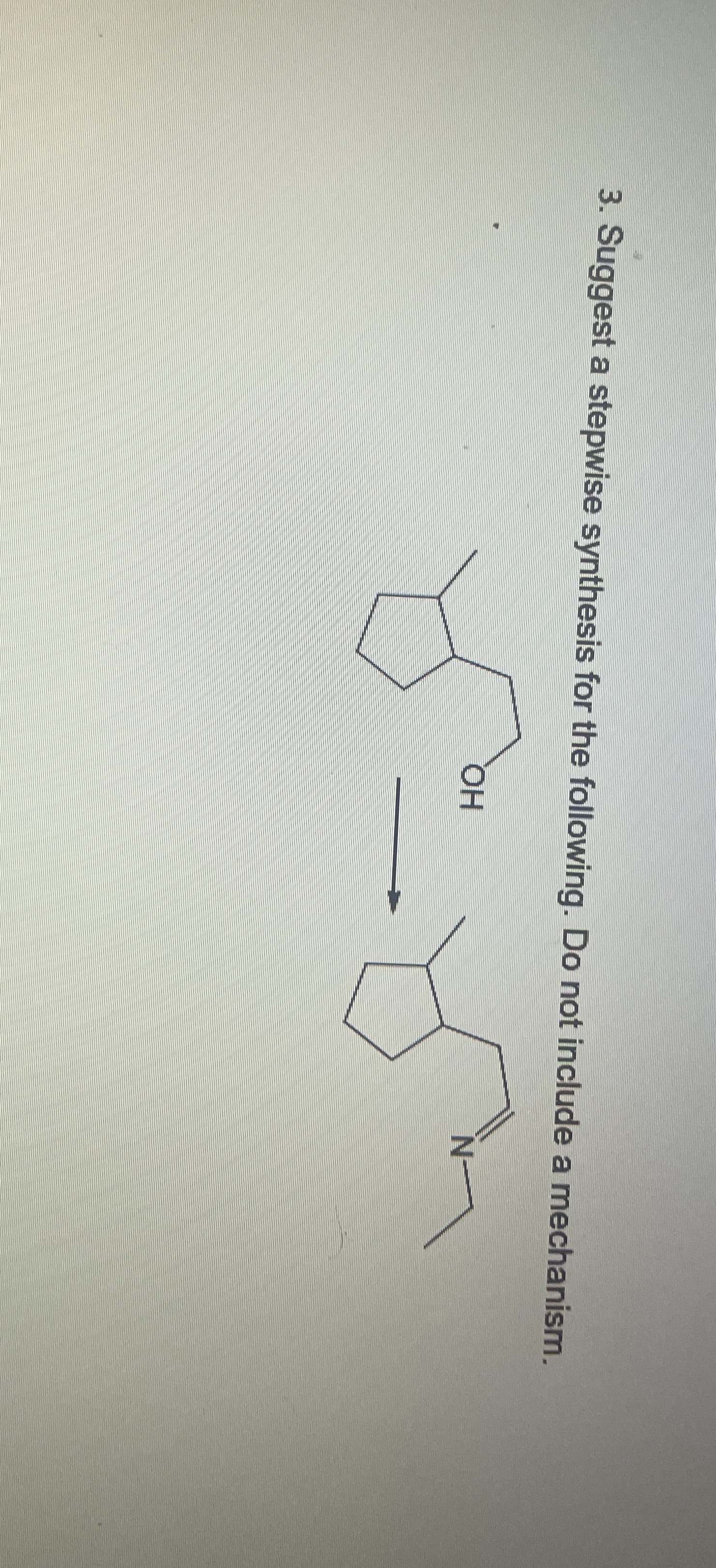 Solved Suggest a stepwise synthesis for the following. Do | Chegg.com