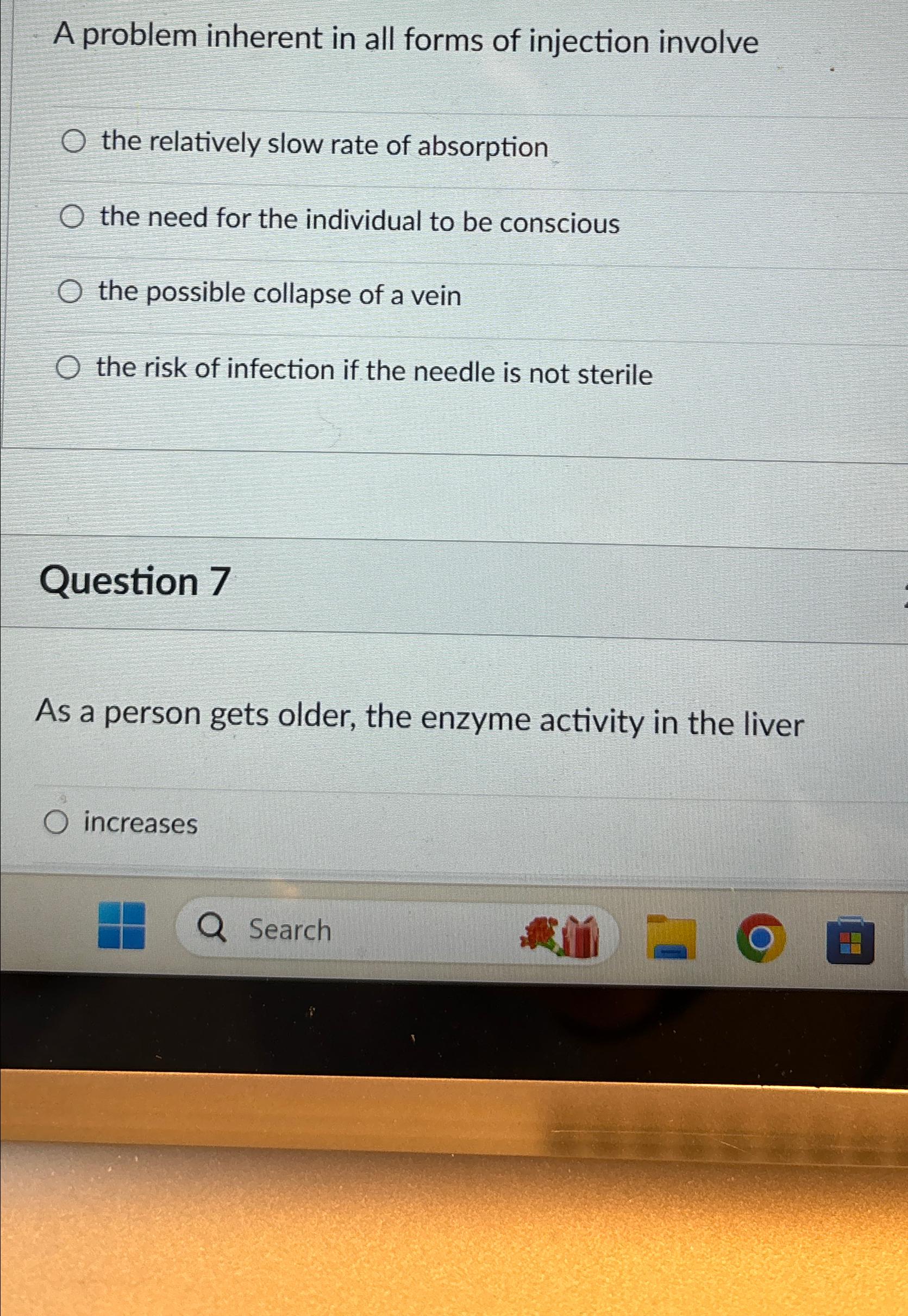 Solved A problem inherent in all forms of injection | Chegg.com