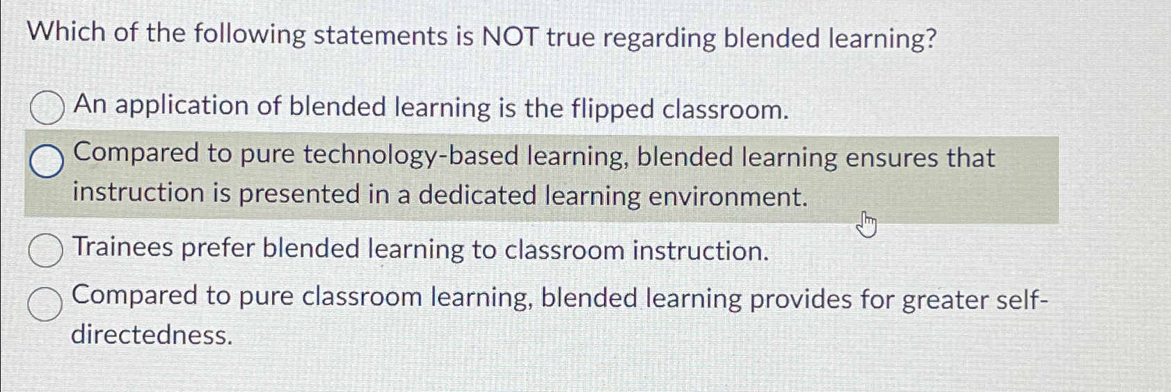 Solved Which of the following statements is NOT true | Chegg.com