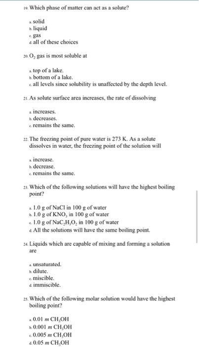 Solved the questions are about Solids, liquids and | Chegg.com