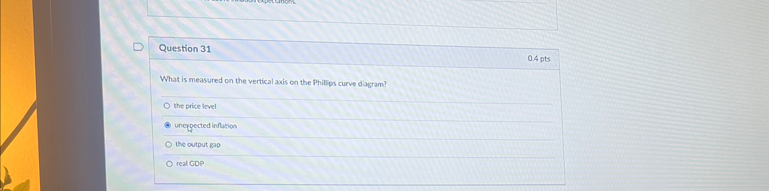 Solved Question 310.4 ﻿ptsWhat is measured on the vertical | Chegg.com