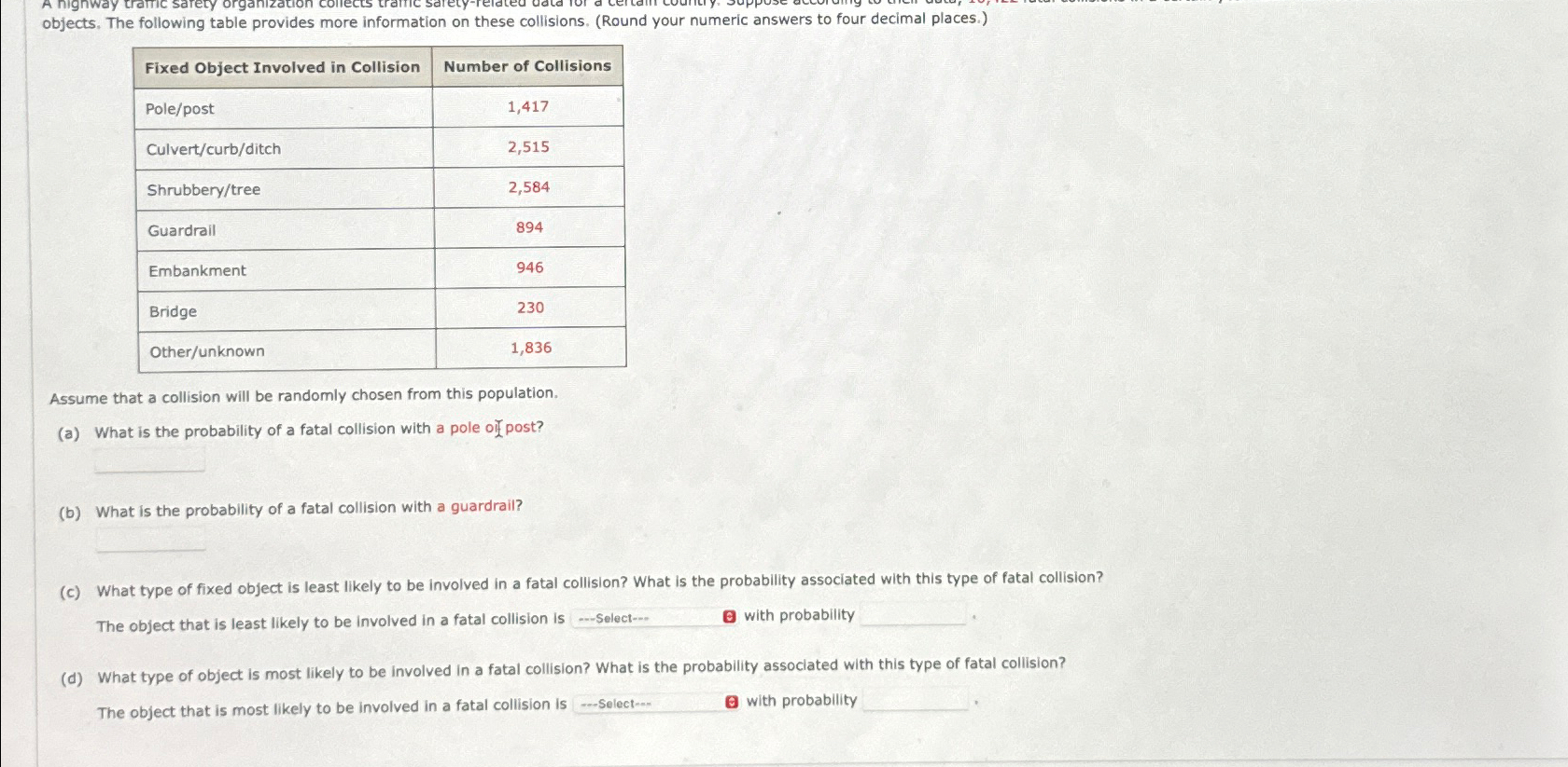 Solved objects. The following table provides more | Chegg.com
