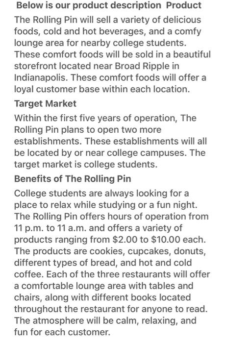 usiness Model - Use the Barringer/Ireland Business | Chegg.com