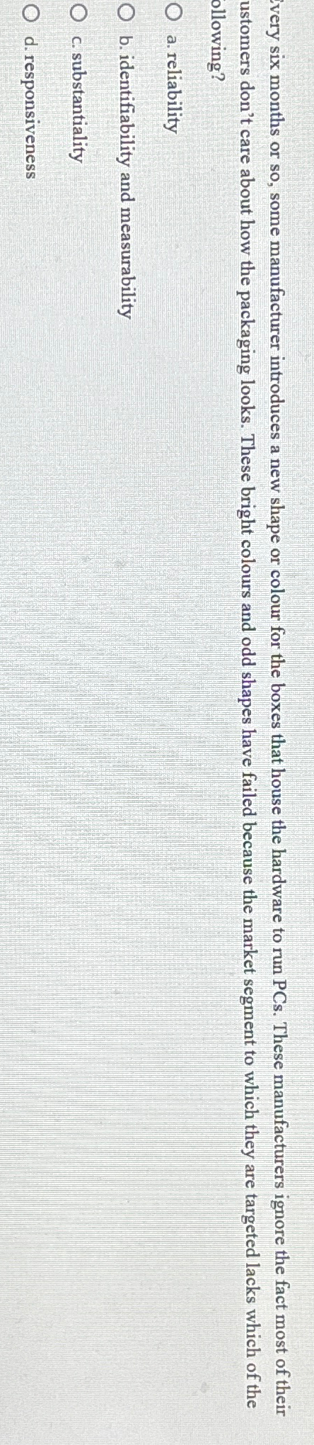 Solved ivery six months or so, ﻿some manufacturer introduces | Chegg.com