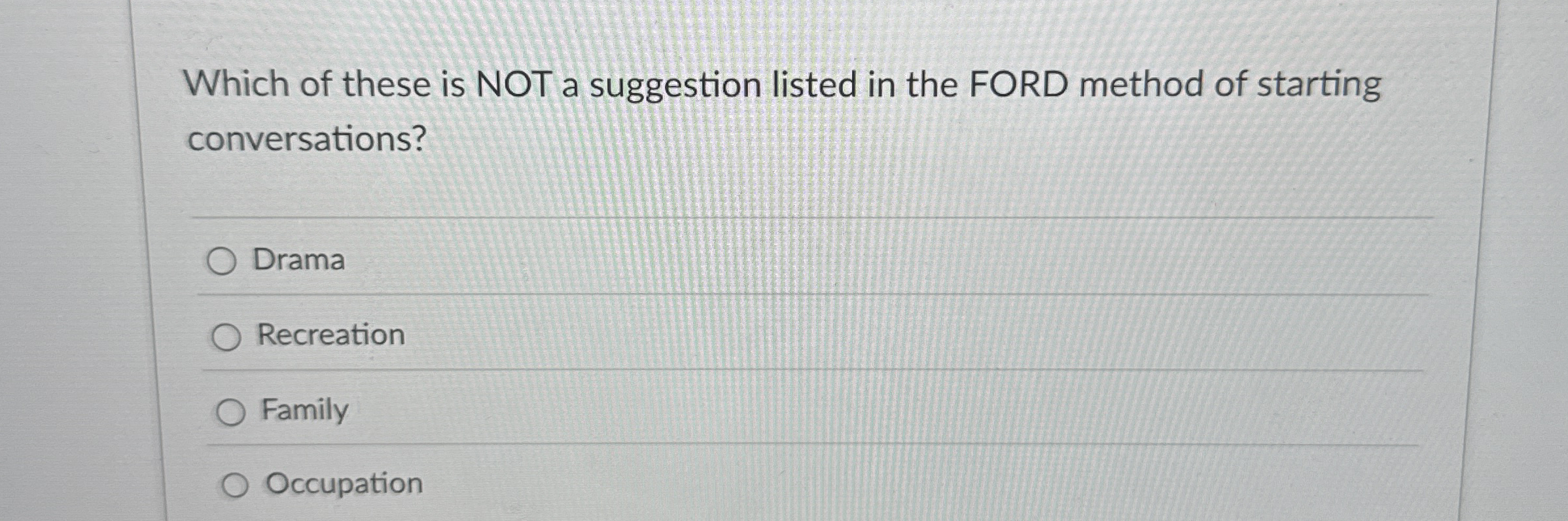Which of these is NOT a suggestion listed in the FORD | Chegg.com