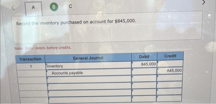 Solved A company uses a perpetual inventory system. The | Chegg.com