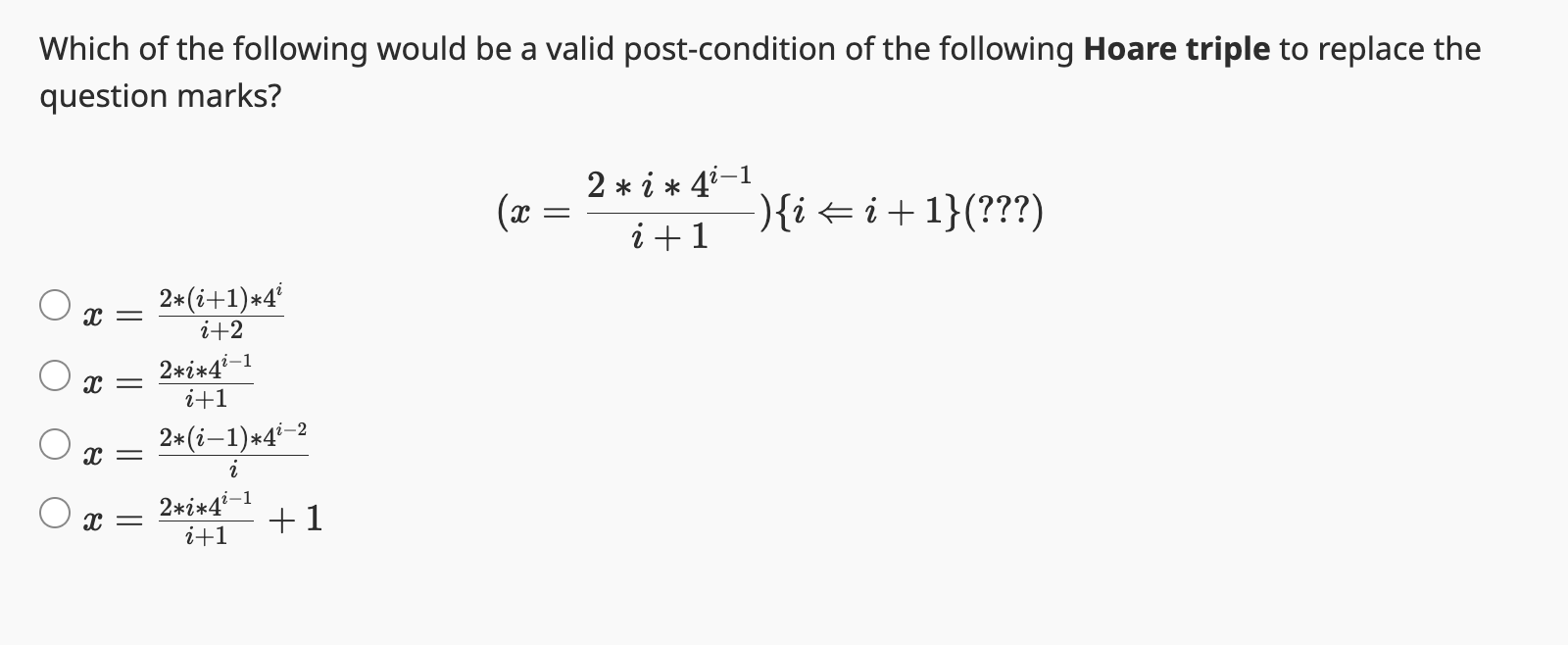 Solved Which of the following would be a valid | Chegg.com