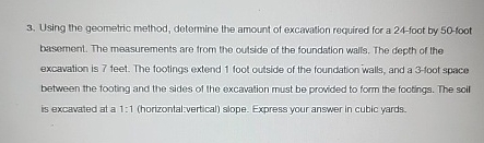 Solved Using the geometric method, determine the amount of | Chegg.com