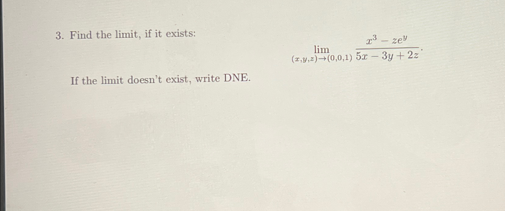 Solved Find the limit, ﻿if it | Chegg.com