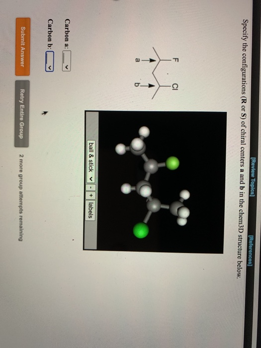 Solved [Review Toples] [References) Specify the | Chegg.com