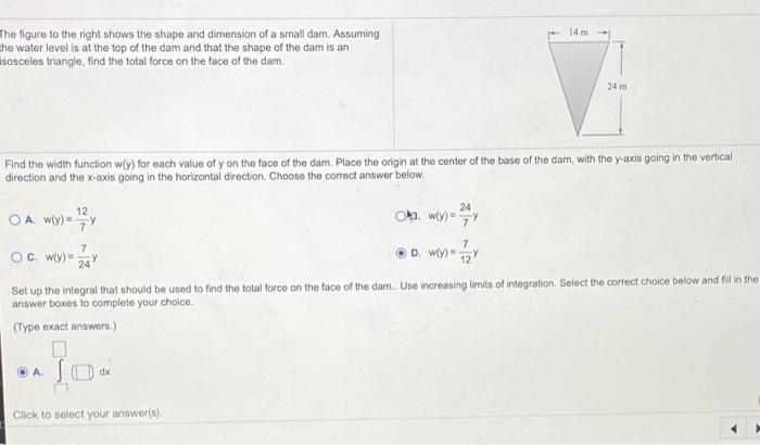 Solved The figure to the right shows the shape and dimension | Chegg.com