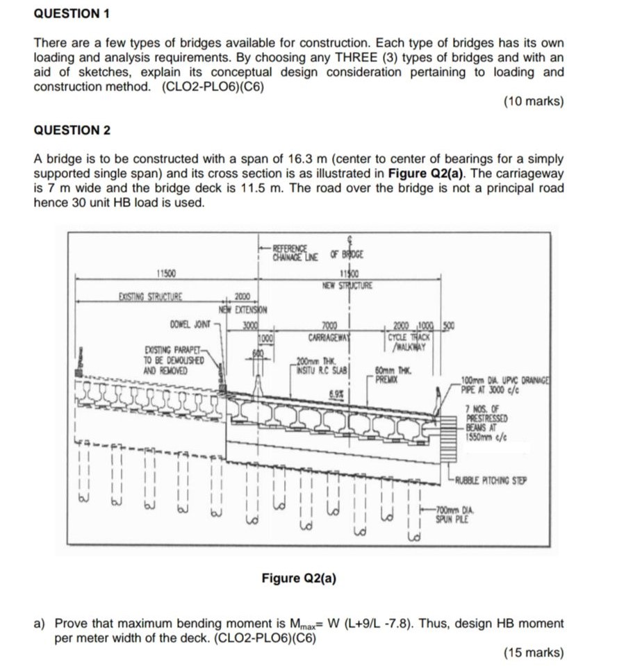 Solved QUESTION 1There are a few types of bridges available | Chegg.com
