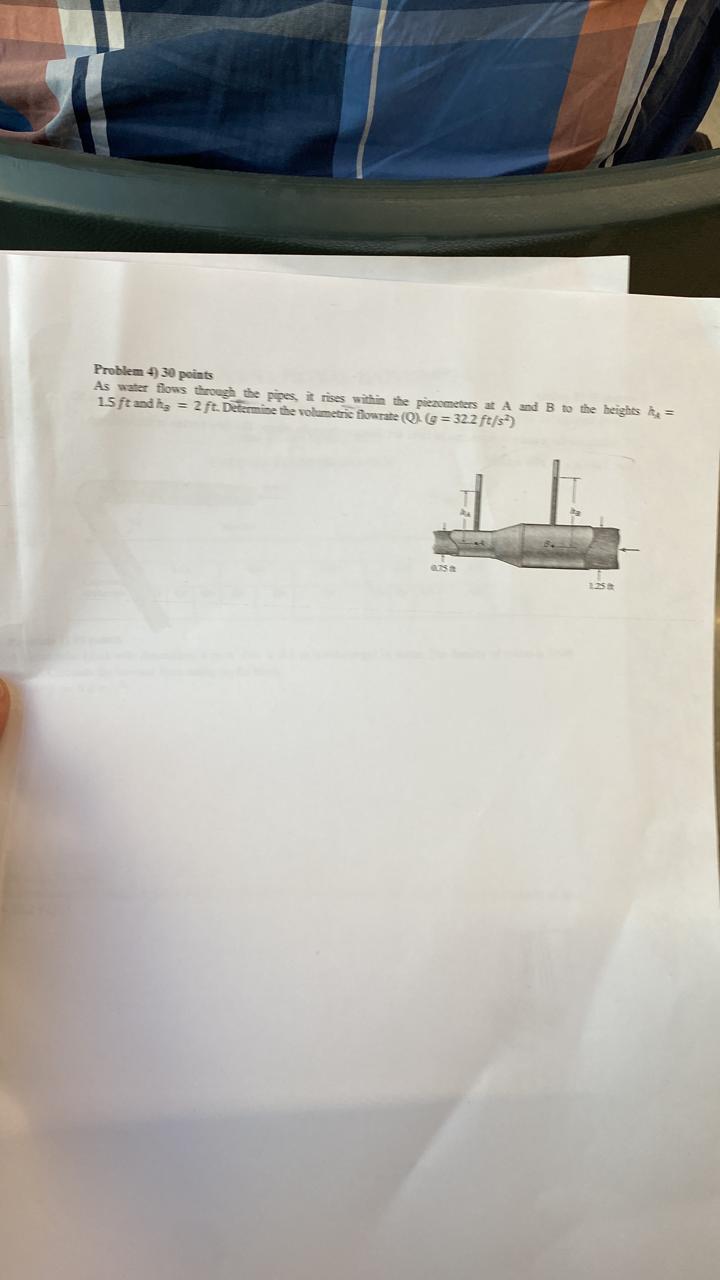 Solved Problem 4Be=1.5 ft ﻿and h3=2ft. ﻿Deftermine the | Chegg.com