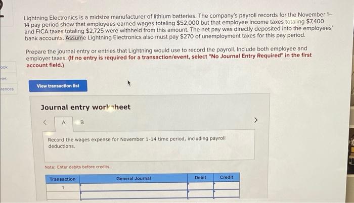 Solved Lightning Electronics is a midsize manufacturer of | Chegg.com