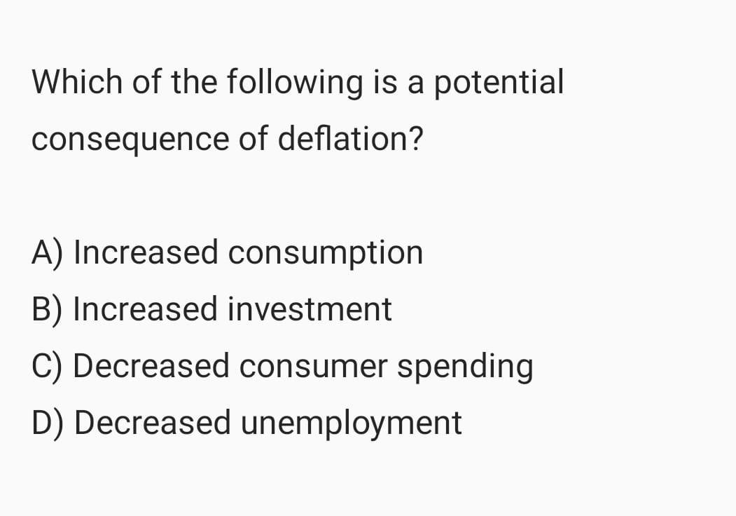 Solved Which of the following is a potential consequence of | Chegg.com