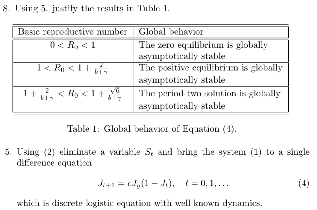 Solved Using 5. ﻿justify the results in Table | Chegg.com