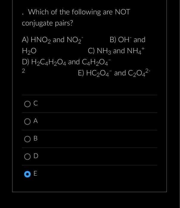 Solved Match the substance to its role in the following | Chegg.com