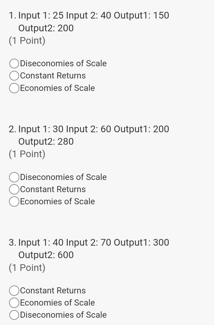 Solved 1. Input 1: 25 Input 2: 40 Output1: 150 Output2: 200 | Chegg.com