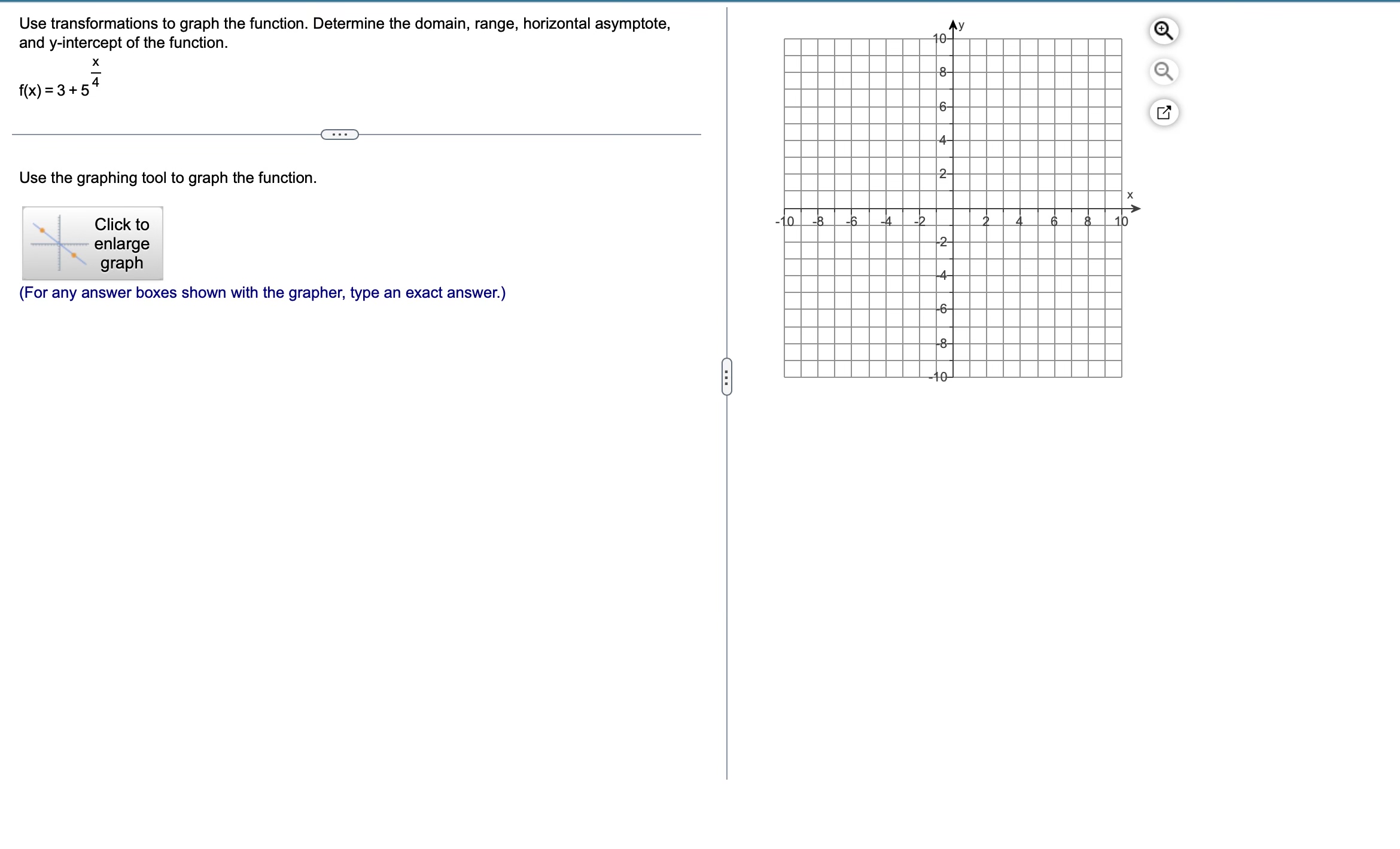 Solved Use Transformations To Graph The Function Determine