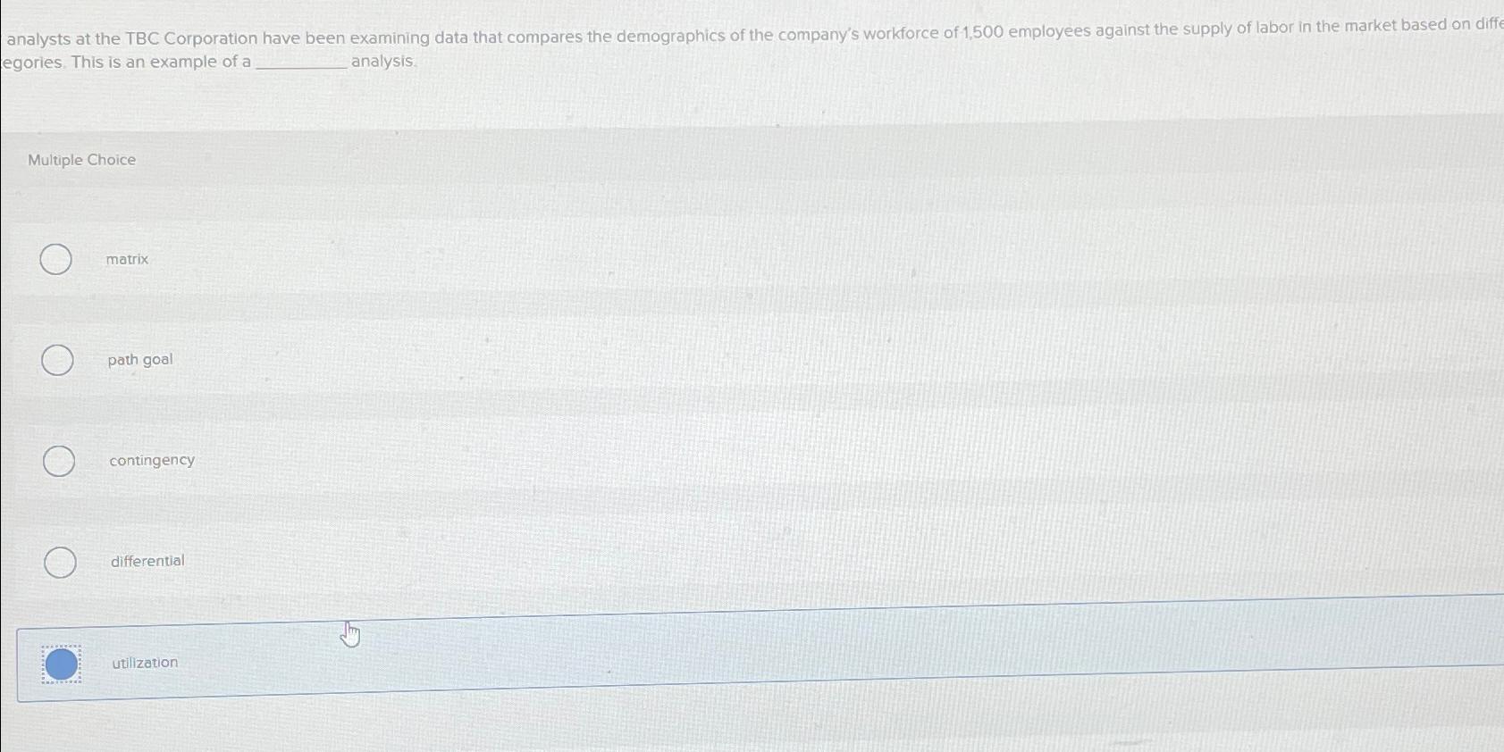 Solved analysts at the TBC Corporation have been examining | Chegg.com