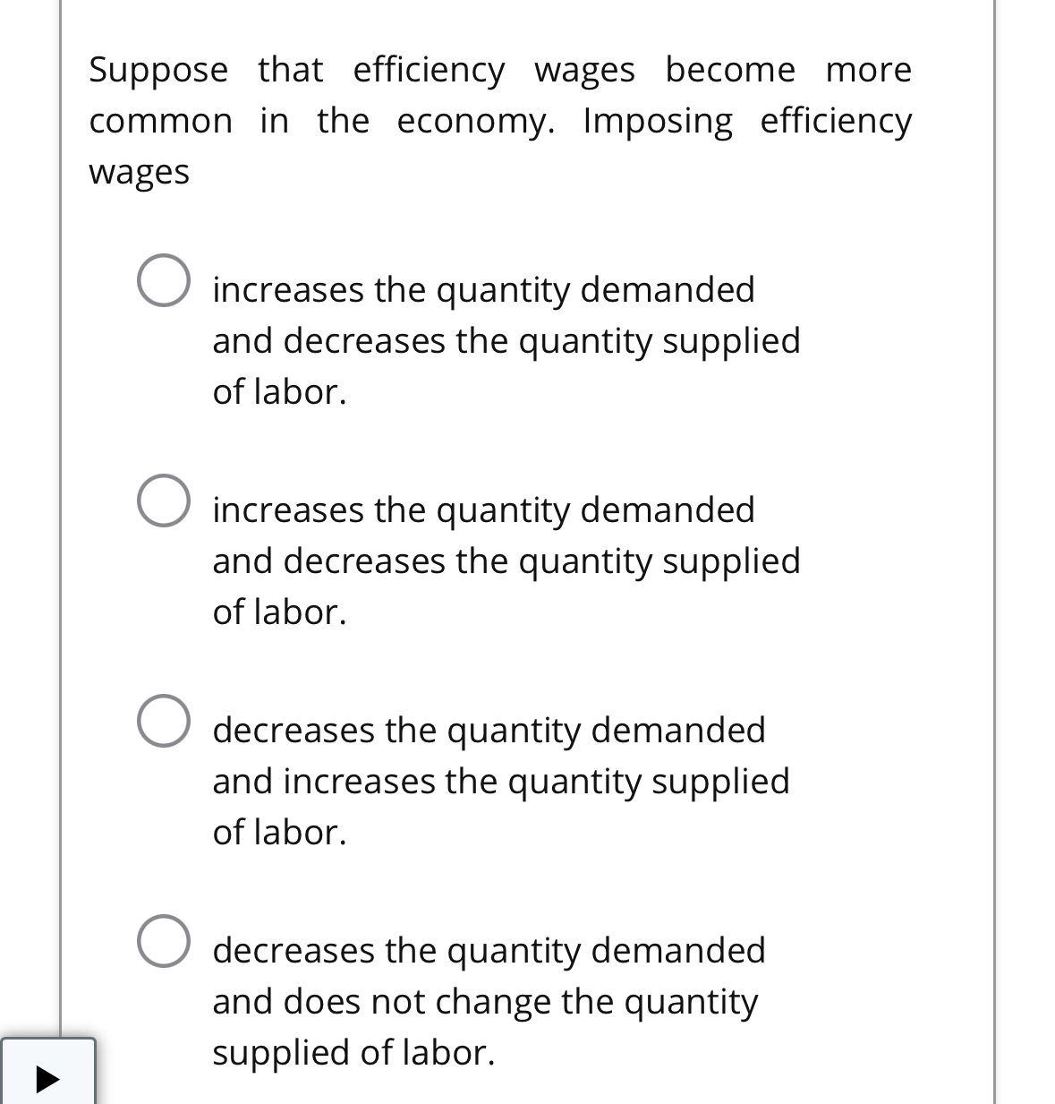 Solved Suppose that efficiency wages become more common in | Chegg.com