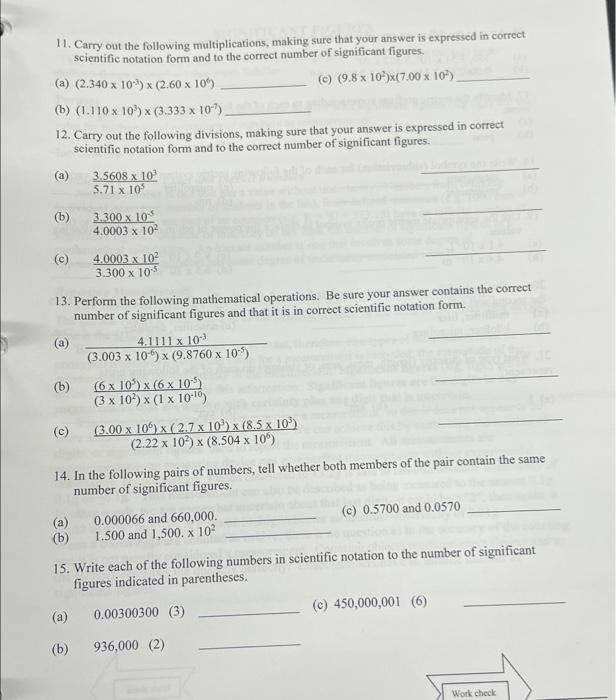 Solved Write the following numbers in exponential form: | Chegg.com