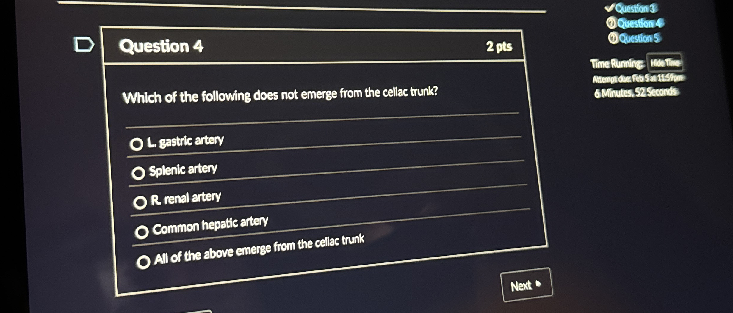 Solved Question 42 ﻿ptsWhich of the following does not | Chegg.com