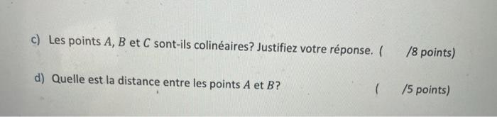Four points A, B, C and D are located in | Chegg.com