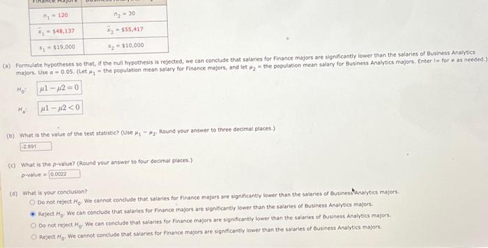 Solved a) Formulate hypotheses so that, if the null | Chegg.com