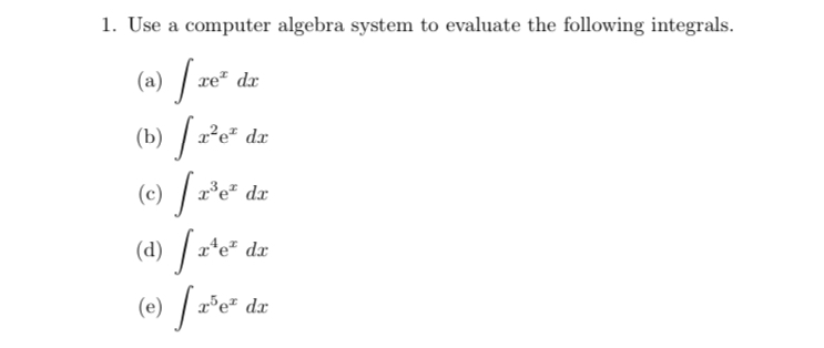 Solved Use a computer algebra system to evaluate the | Chegg.com