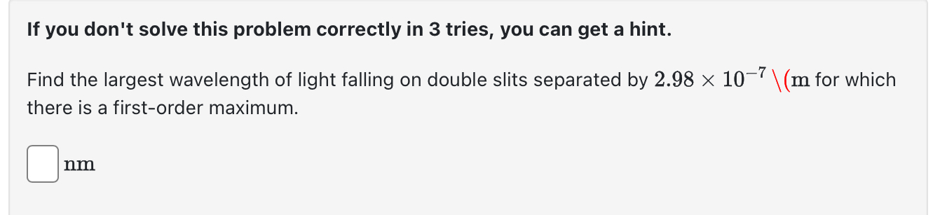 Solved If you don't solve this problem correctly in 3 | Chegg.com
