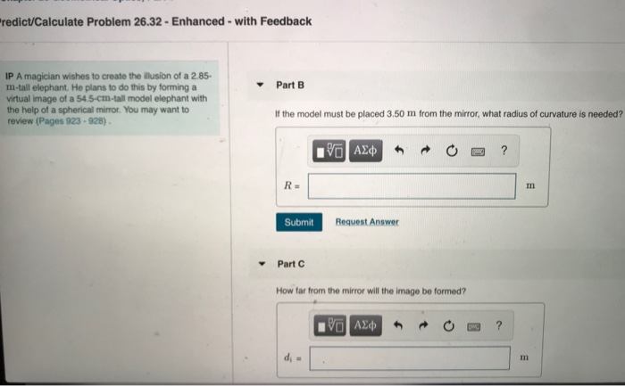Solved "redict/Calculate Problem 26.32 - Enhanced - with | Chegg.com