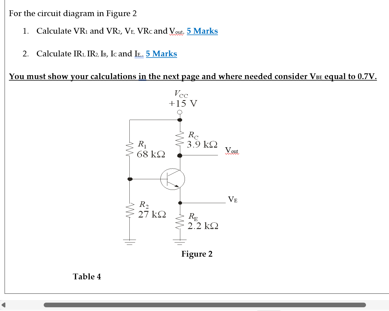 For the circuit diagram in Figure 2Calculate VR1 ﻿and | Chegg.com