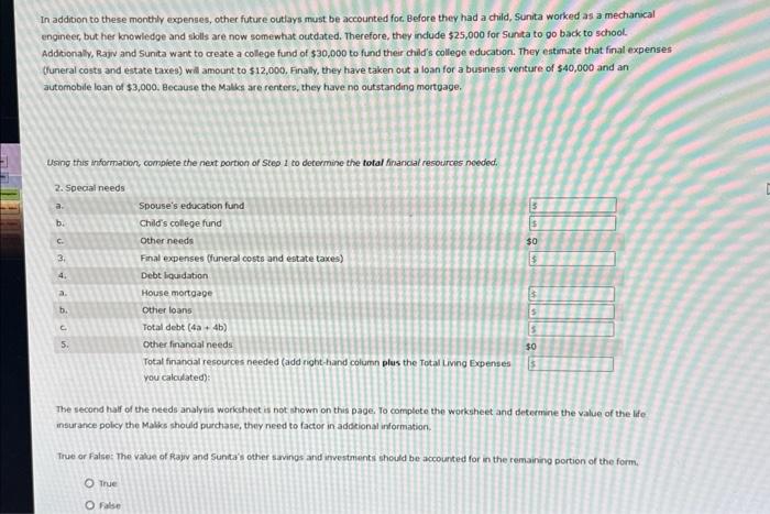 Solved Using this information, complete the first portion of | Chegg.com
