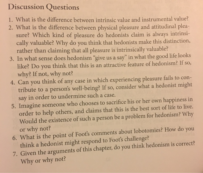 Solved Discussion Questions 1. What is the difference | Chegg.com
