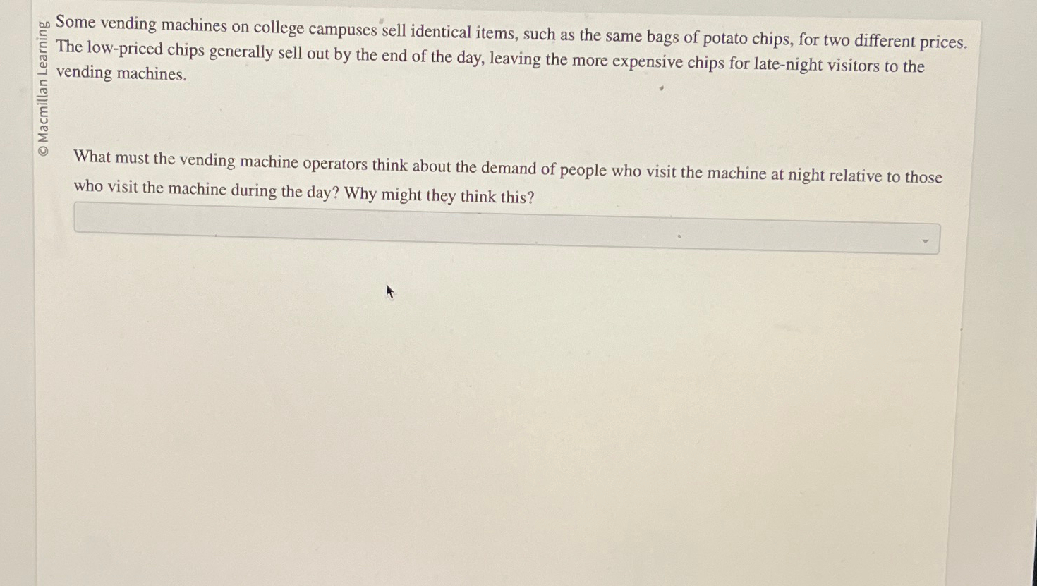 Solved as Some vending machines on college campuses sell | Chegg.com