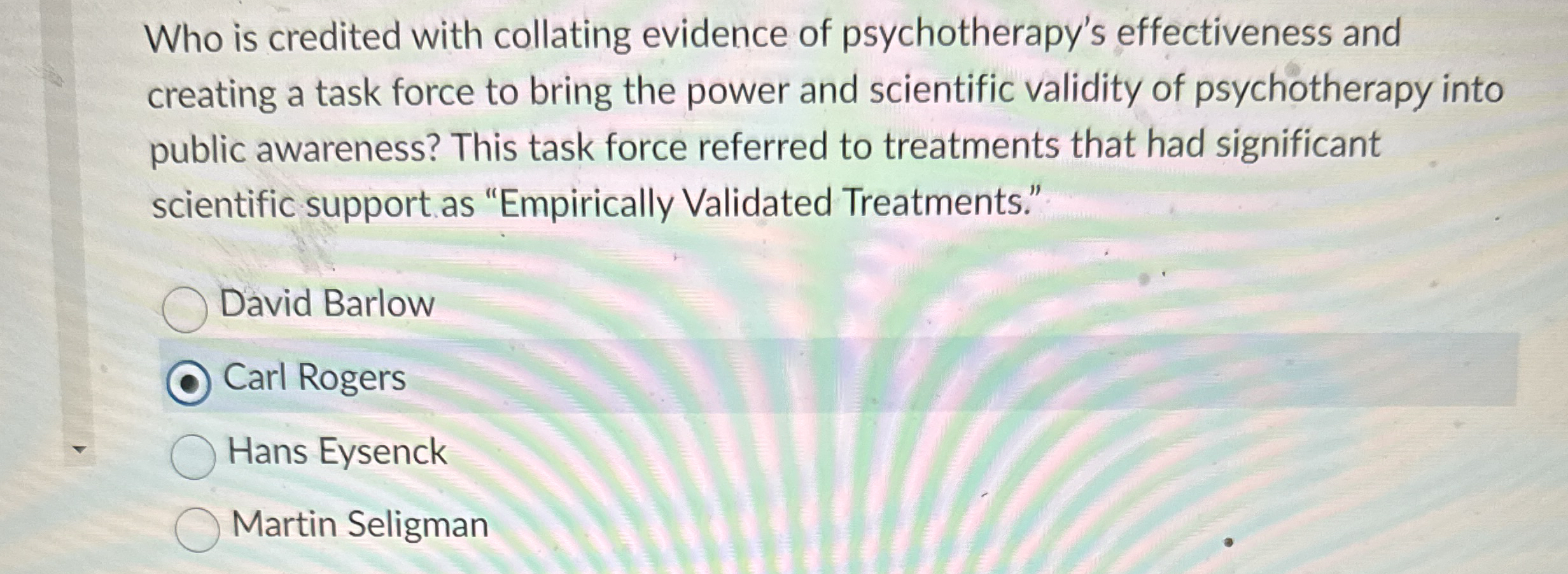 Solved Who is credited with collating evidence of | Chegg.com